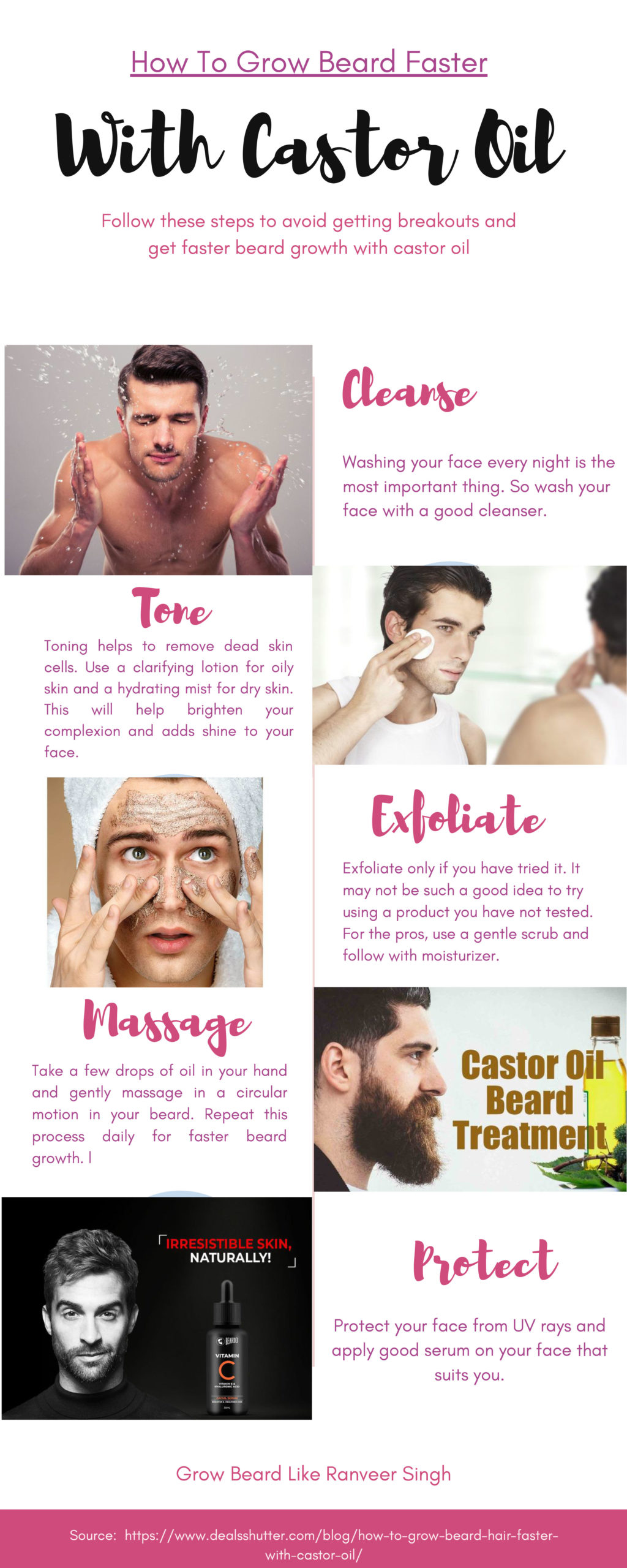 How To Grow Beard Hair Faster With Castor Oil? Proven Method